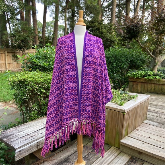 Accessories | Mexican Rebozo Artisan Wrap Woven Shawl | Poshmark